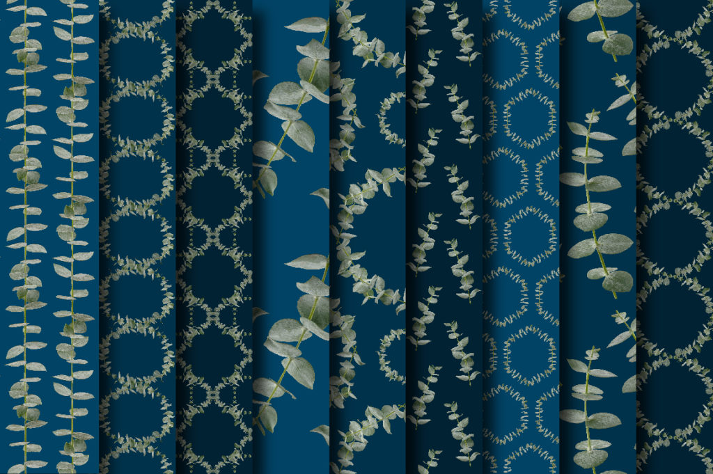 Eucalyptus – Seamless Patterns