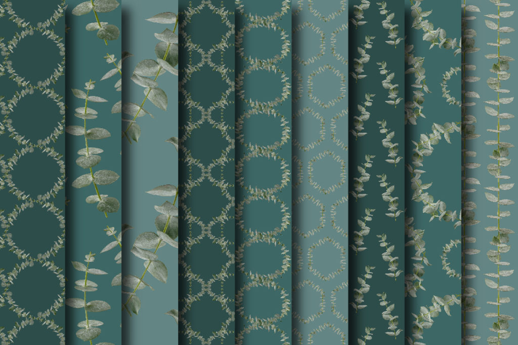 Eucalyptus – Seamless Patterns