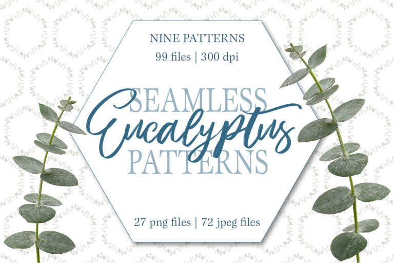 Eucalyptus – Seamless Patterns